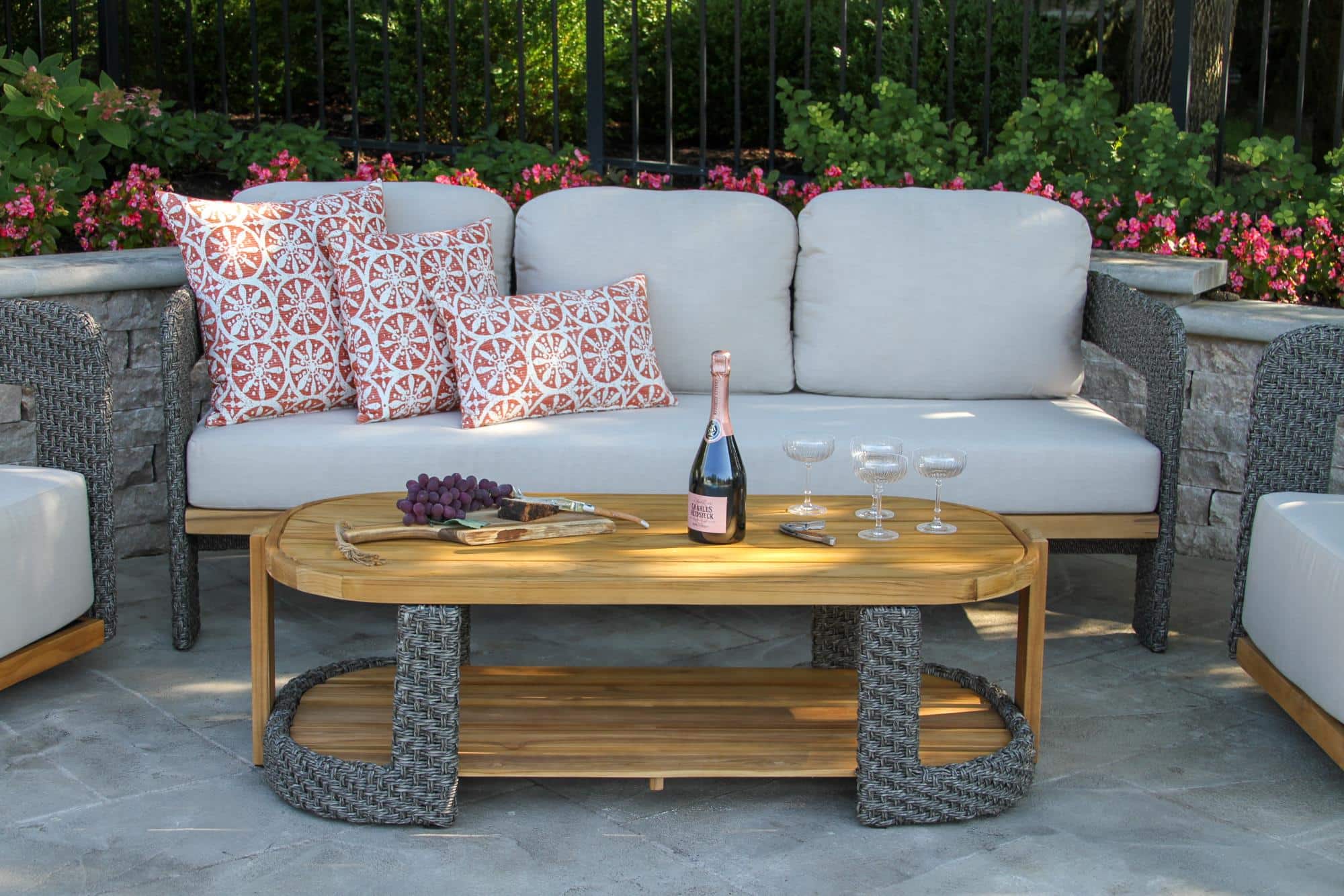 Teak and Eucalyptus Wood Outdoor Furniture, Tables and Chairs